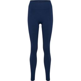 Hummel Leggings female Blue size XL