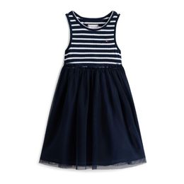 Tommy Hilfiger Kleid M&auml;dchen Gr&ouml;&szlig;e 110 navy / wei&szlig;