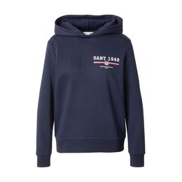 Gant Sweatshirt Damen Gr&ouml;&szlig;e S dunkelblau / knallrot / wei&szlig;