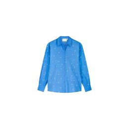 Fabienne Chapot Bluse Damen Gr&ouml;&szlig;e XXL creme / blau