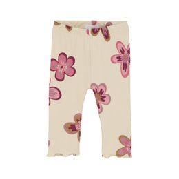 Noppies Leggings 'Tulia' M&auml;dchen Gr&ouml;&szlig;e 92 creme / oliv / rosa / dunkelpink