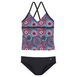 s.Oliver Tankini M&auml;dchen Gr&ouml;&szlig;e 122/128 blau / lila / schwarz