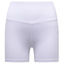 Born Sportshorts 'Cira' Damen Gr&ouml;&szlig;e M silbergrau / wei&szlig;