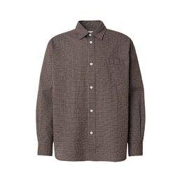 Norse Projects Hemd 'Espevik' Herren Gr&ouml;&szlig;e M taupe / wei&szlig;