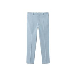 Mango Man Pleat-Front Pants 'Paris' male Blue size 46