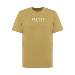 Mustang T-Shirt 'Style Austin' Herren Gr&ouml;&szlig;e 5XL oliv / wei&szlig;