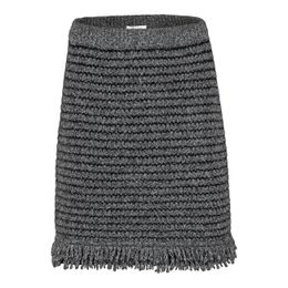 Princess Goes Hollywood Merino-Yak-Strickjacke oder -Rock, Rock - 42 - Grau/Schwarz, aus Wolle