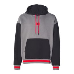 Hugo Sweatshirt 'Dicheck' Herren Gr&ouml;&szlig;e XL grau / grenadine / schwarz