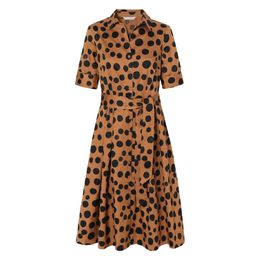 TATUUM Kleid 'Niki' Damen Gr&ouml;&szlig;e 36 umbra / schwarz Sommerkleid