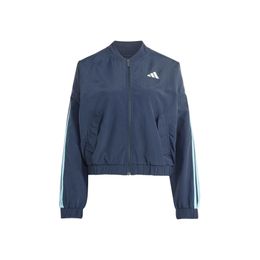 adidas Sportswear Sportjacke Damen Gr&ouml;&szlig;e XL taubenblau / wei&szlig;