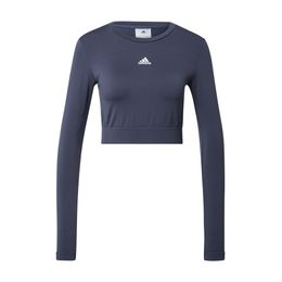 adidas Sportswear Sportshirt Damen Gr&ouml;&szlig;e M navy / wei&szlig;