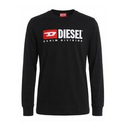 Diesel Shirt 'T-JUST-LS-DIV' male Black size XXL