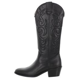 Xaver Luis Schuhmanufaktur Cowboystiefel 'MARY - Westernstiefel mit Lederfutter' Damen Gr&ouml;&szlig;e 38 schwarz Winterschuhe