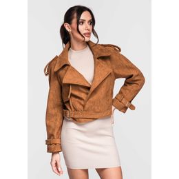 Ombre Jacke 'OW-JAFL-0112' Damen Gr&ouml;&szlig;e M camel