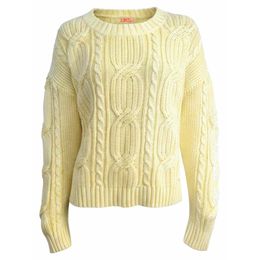 Liks. Munich Sweater 'Pullover Zopfmuster' female Yellow size S