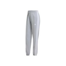 adidas Sportswear Sporthose 'Essentials' Damen Gr&ouml;&szlig;e XL hellgrau / wei&szlig;