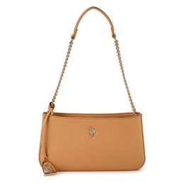 U.S. Polo Assn. Schultertasche 'Jones' Damen Gr&ouml;&szlig;e One Size cognac