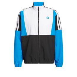 adidas Performance Sportjacke 'Beyond' Herren Gr&ouml;&szlig;e L azur / schwarz / wei&szlig;