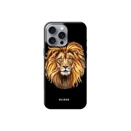 Glided Smartphone Case 'Lion Majesty Glided Handyh&uuml;lle' female Black size iPhone 14 Plus