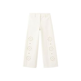 Mango Kids Jeans 'Liaset' M&auml;dchen Gr&ouml;&szlig;e 152 offwhite