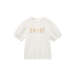 Mango Kids T-Shirt 'VIRGO' M&auml;dchen Gr&ouml;&szlig;e 164 gold / offwhite