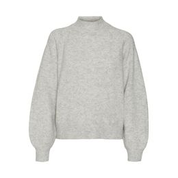 V&eacute;ro Moda Vero Moda Pullover 'Leaf' Damen Gr&ouml;&szlig;e XXL hellgrau