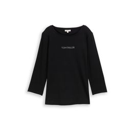 Tom Tailor Shirt Damen Gr&ouml;&szlig;e XS schwarz / transparent