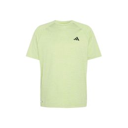 adidas Performance Funktionsshirt 'TECHESS' Herren Gr&ouml;&szlig;e S zitronengelb / schwarz