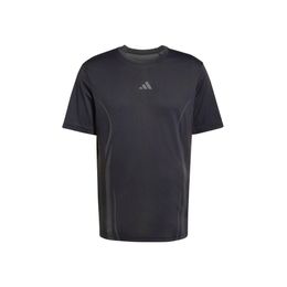 adidas Performance Performance Shirt 'AIRCHILL' male size S Dark grey / Black