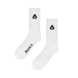 NOORLYS Socken 'MOOI' Herren Gr&ouml;&szlig;e 43/46 wei&szlig;