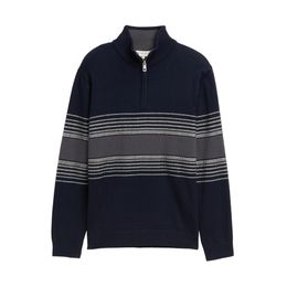 Tom Tailor Sweater male size XXL marine blue / Dark grey / Silver