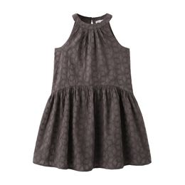 Mango Kids Kleid 'Zoe' M&auml;dchen Gr&ouml;&szlig;e 134 schoko / schwarz