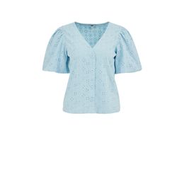 WE Fashion Bluse Damen Gr&ouml;&szlig;e L pastellblau
