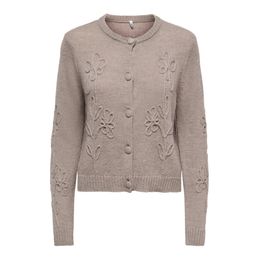 Only Strickjacke 'ONLJoy' Damen Gr&ouml;&szlig;e XL greige