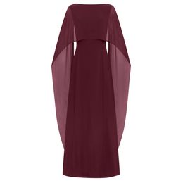 Apart Abendkleid Damen Gr&ouml;&szlig;e 46 weinrot Winterkleid