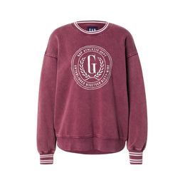 GAP Sweatshirt Damen Gr&ouml;&szlig;e XXL rotviolett / wei&szlig;