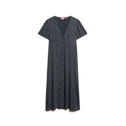 Superdry & Co Kleid Damen Gr&ouml;&szlig;e 34 grau Winterkleid