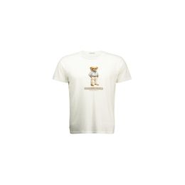Deeluxe T-Shirt 'RICHBEAR' Herren Gr&ouml;&szlig;e M beige / wei&szlig;