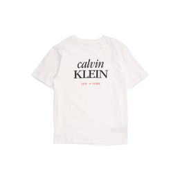 Calvin Klein Jeans T-Shirt M&auml;dchen Gr&ouml;&szlig;e 122 rot / schwarz / wei&szlig;