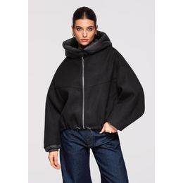 Ombre Jacke Damen Gr&ouml;&szlig;e S/M schwarz