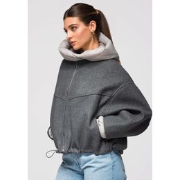 Ombre Jacke Damen Gr&ouml;&szlig;e M/L grau