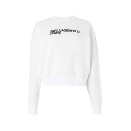 KARL LAGERFELD JEANS Sweatshirt 'ESSENTIAL' female White size S
