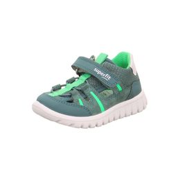 Superfit Sneaker 'SPORT7 MINI' M&auml;dchen Gr&ouml;&szlig;e 23 limette / tanne / wei&szlig;