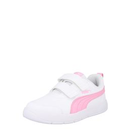Puma Sneaker 'Courtflex V3' Jungen Gr&ouml;&szlig;e 35 rosa / wei&szlig;