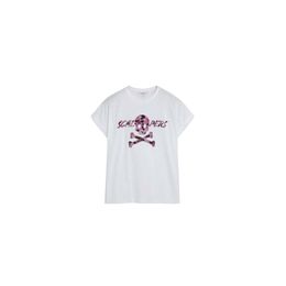 Scalpers Shirt 'Spot Trize Skull' female White size XS