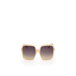 Guess Sonnenbrille Damen Gr&ouml;&szlig;e 57 beige / rauchgrau