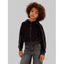 Calvin Klein Jeans Sweatjacke M&auml;dchen Gr&ouml;&szlig;e 128 schwarz