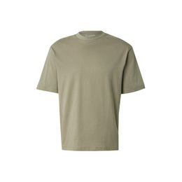 Selected T-Shirt 'SLHCOLMAN' Herren Gr&ouml;&szlig;e XL taupe