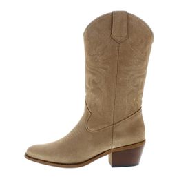 Xaver Luis Schuhmanufaktur Cowboy Boots 'MAE' female Beige size 40