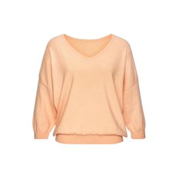 Vivance Damen Fledermauspullover, apricot, Gr&ouml;&szlig;e 32/34